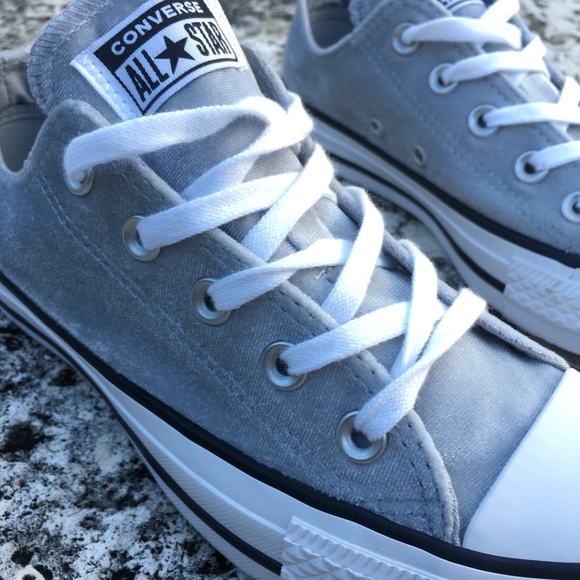 Converse | Shoes | Converse Chuck Taylor All Star Ox Velvet Womens 9 ...